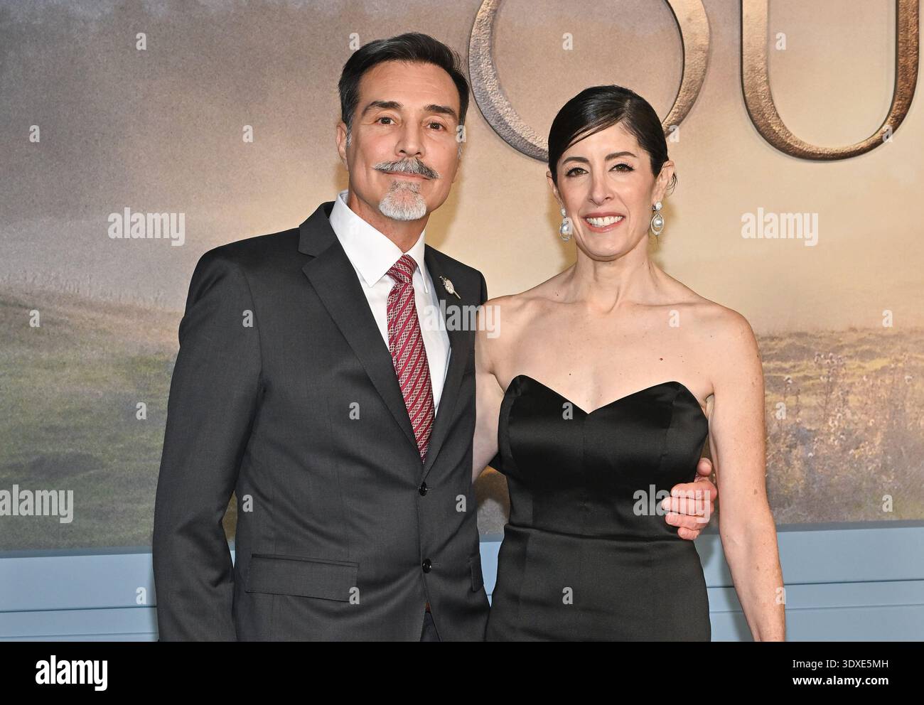 Matthew B. Roberts, left, and Maril Davis attend the STARZ premiere of ...