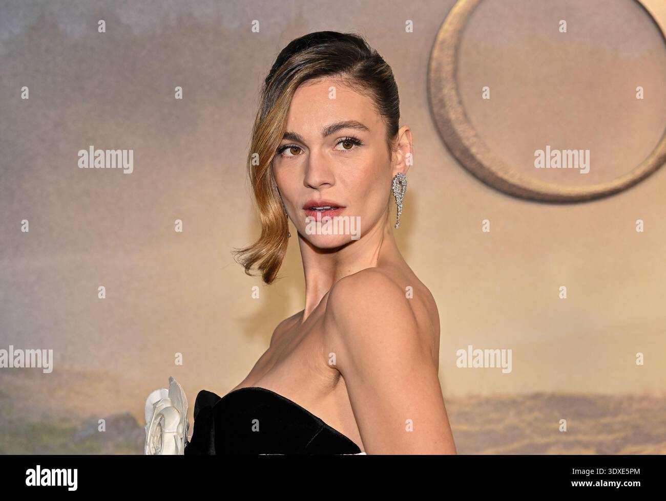 Sophie Skelton attends the STARZ premiere of "Outlander" season eight ...