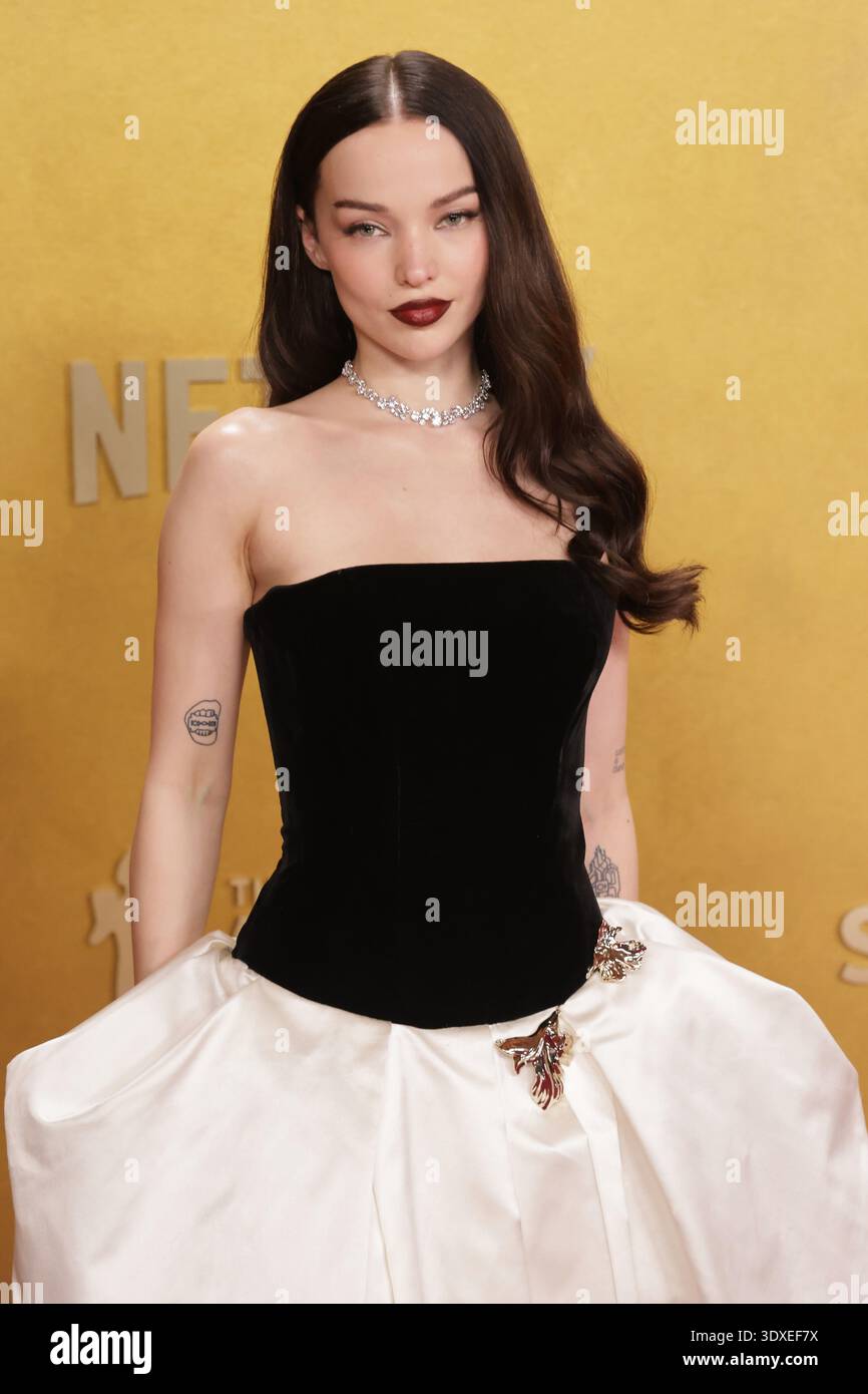 Dove Cameron attends the 32nd Annual Actor Awards at Shrine Auditorium ...
