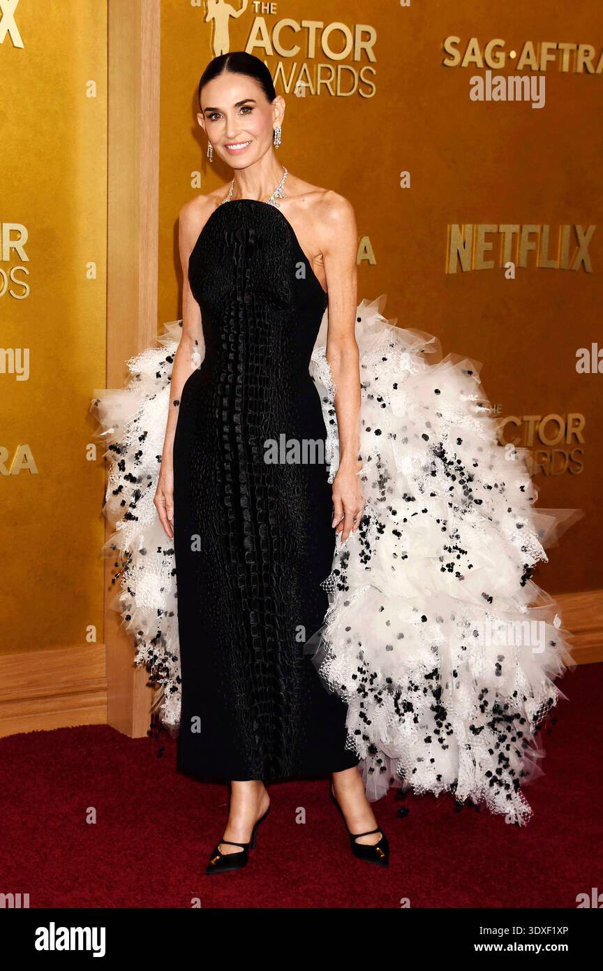 Demi Moore bei der 32. Verleihung der Actor Awards 2026 im Shrine ...
