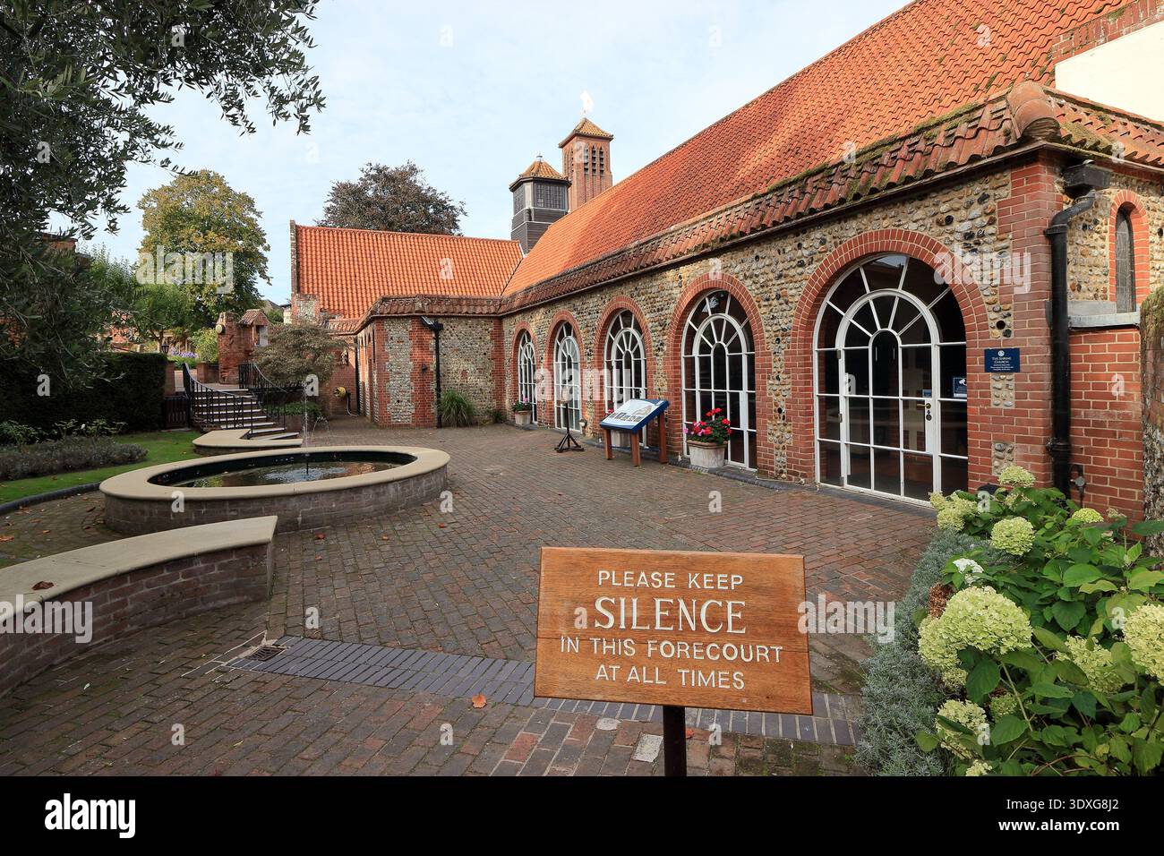 The Shrine of our Lady of Walsingham precinct in Little Walsingham ...
