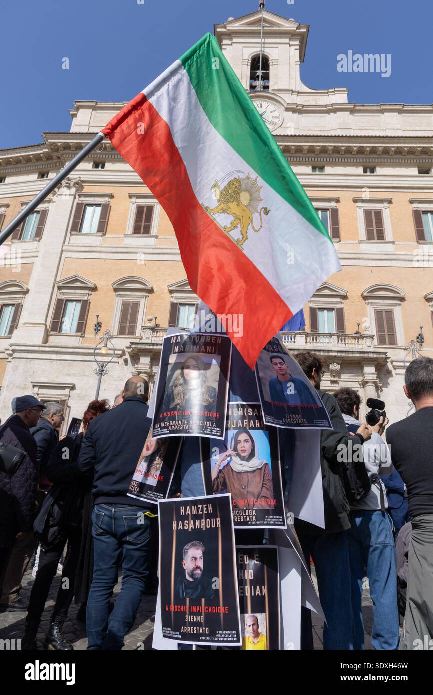 Flashmob “Stand for Life” in front of Palazzo Montecitorio in Rome ...