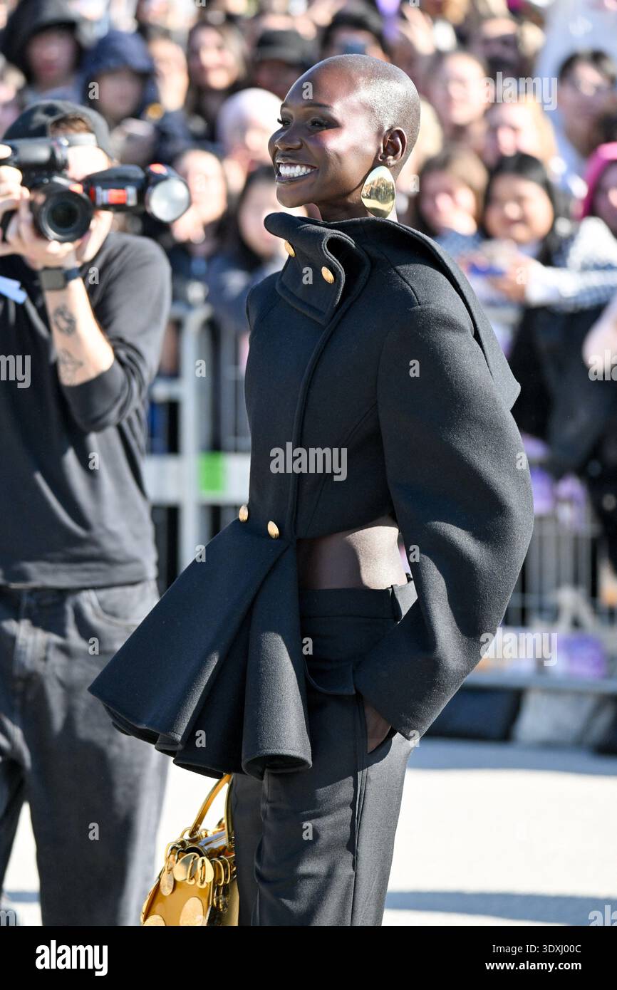 Paris, France. 03rd Mar, 2026. Adot Gak arriving at Dior show during ...