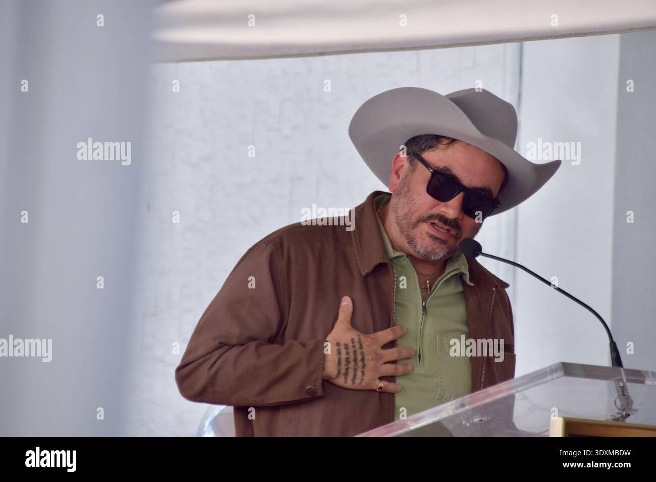 Alfred Robles attends the Hollywood Walk of Fame ceremony honoring ...