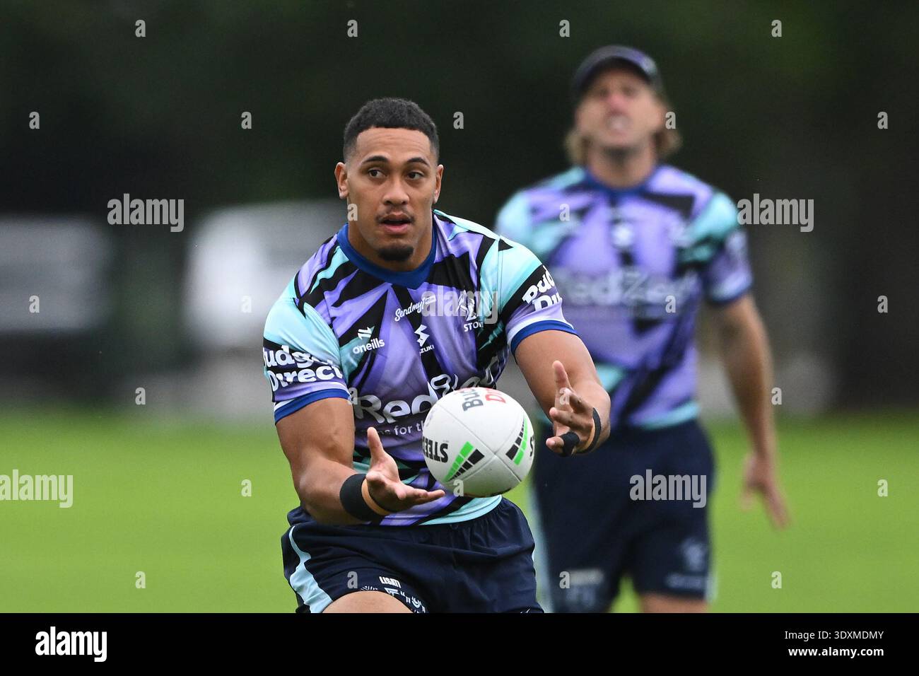 Ativalu Lisati of the Storm in action during a training session at ...