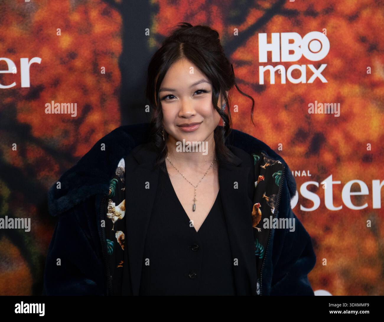 Grace Lu arrives on the red carpet at the premiere of HBO "Rooster" on ...
