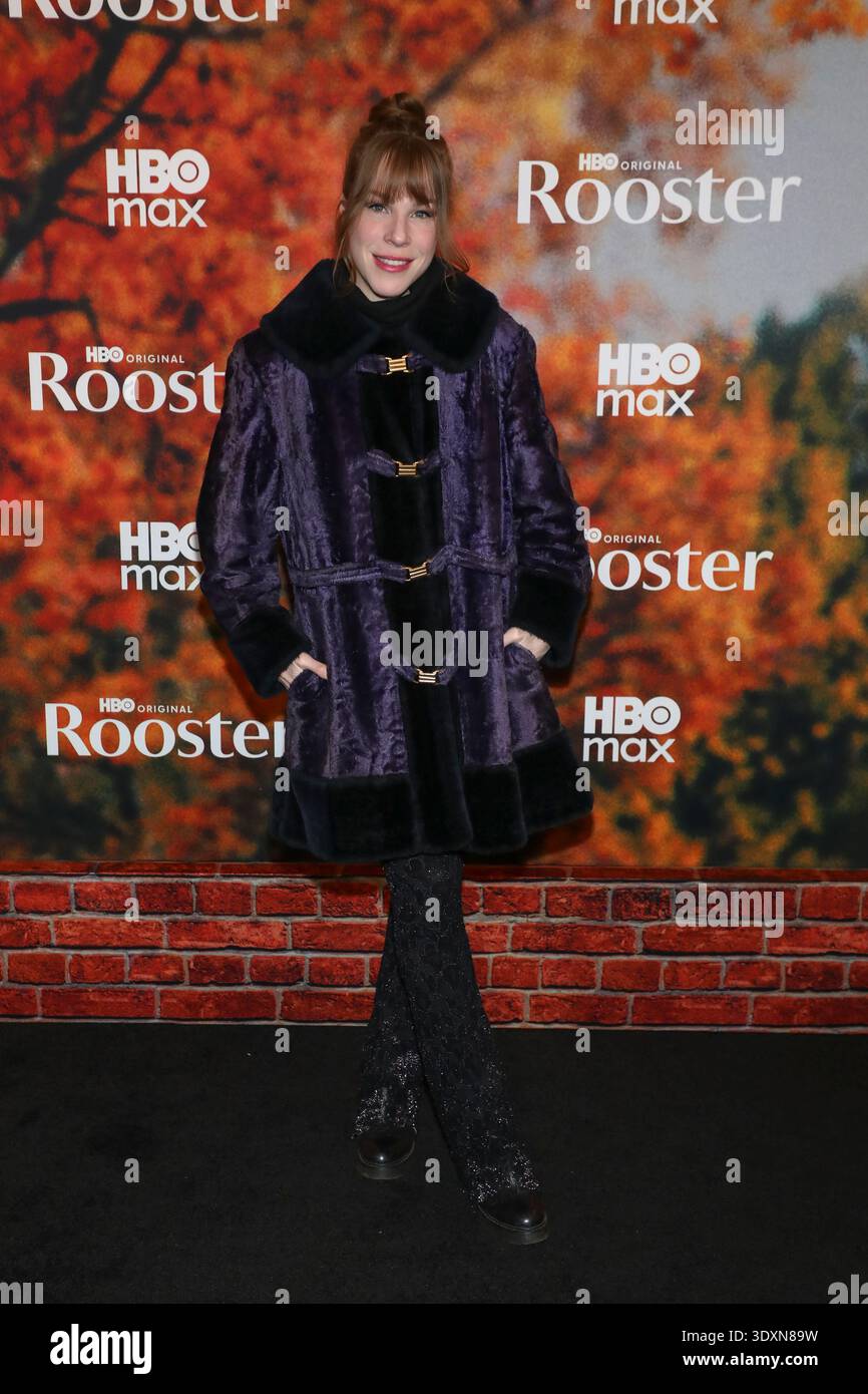 Emma Myles attends the premiere of HBO's "Rooster" at 787 Seventh ...