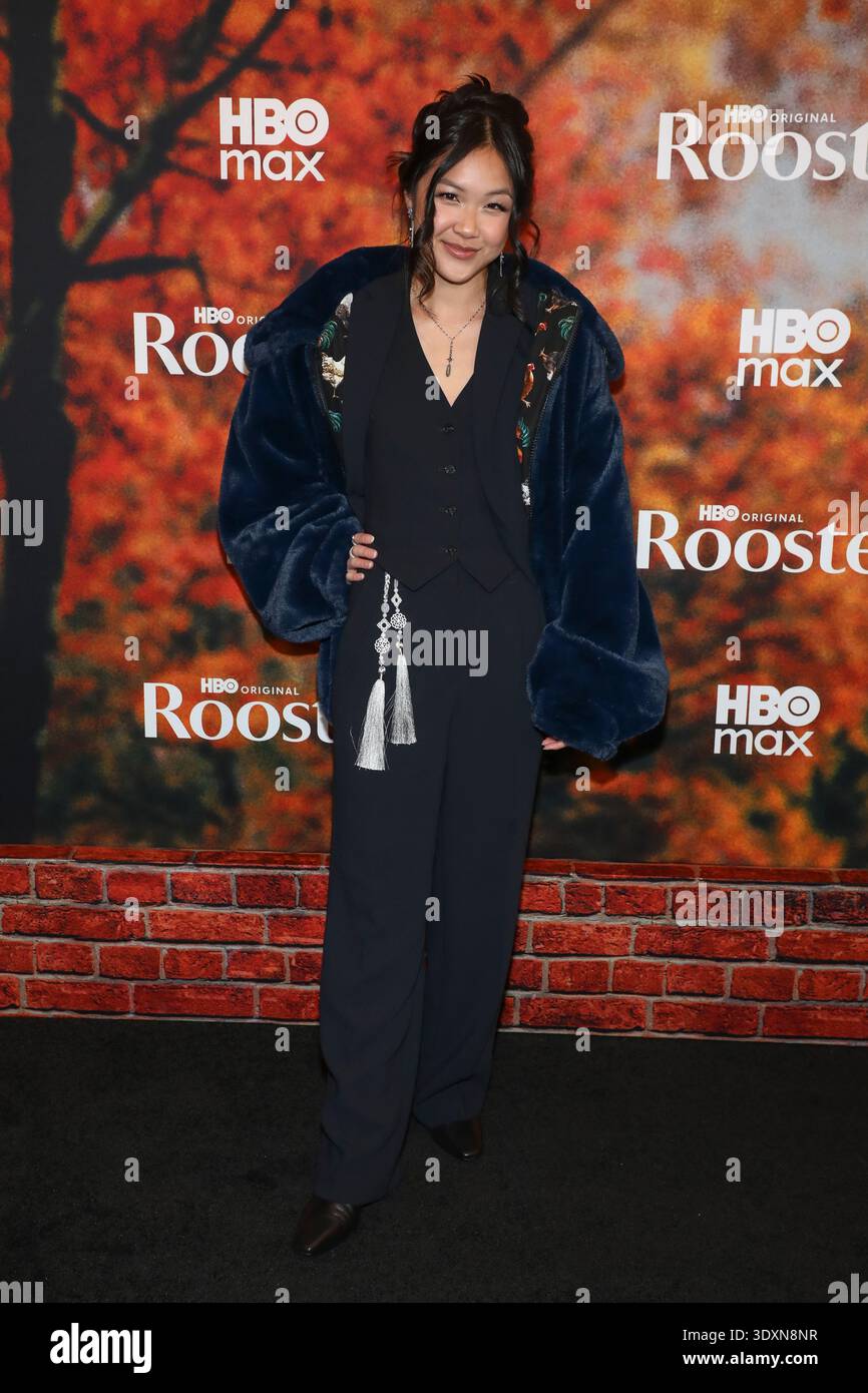 Grace Lu attends the premiere of HBO's "Rooster" at 787 Seventh Avenue ...