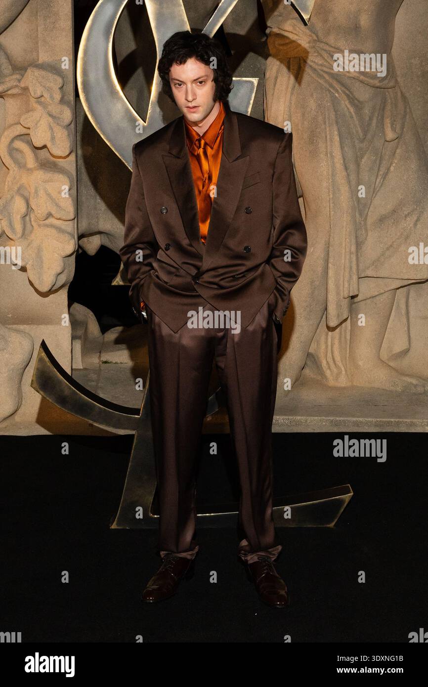 Dominic Sessa attends the Saint Laurent Womenswear Fall/Winter 2026 ...