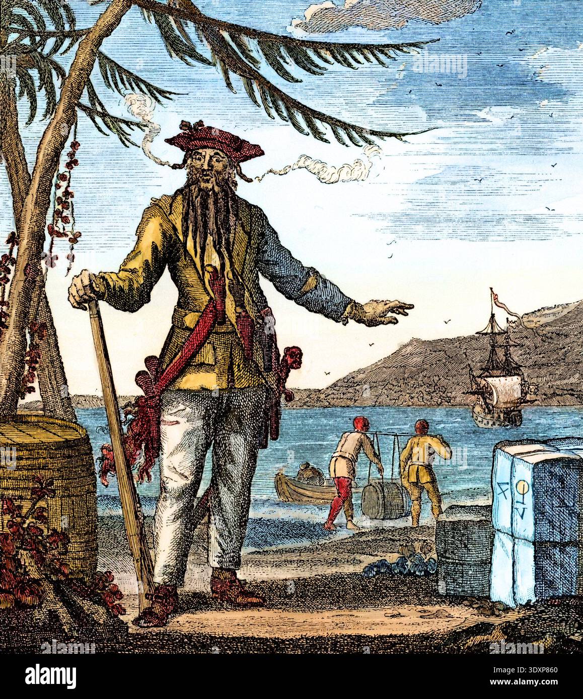 Blackbeard (the pirate) hi-res stock photography and images - Alamy
