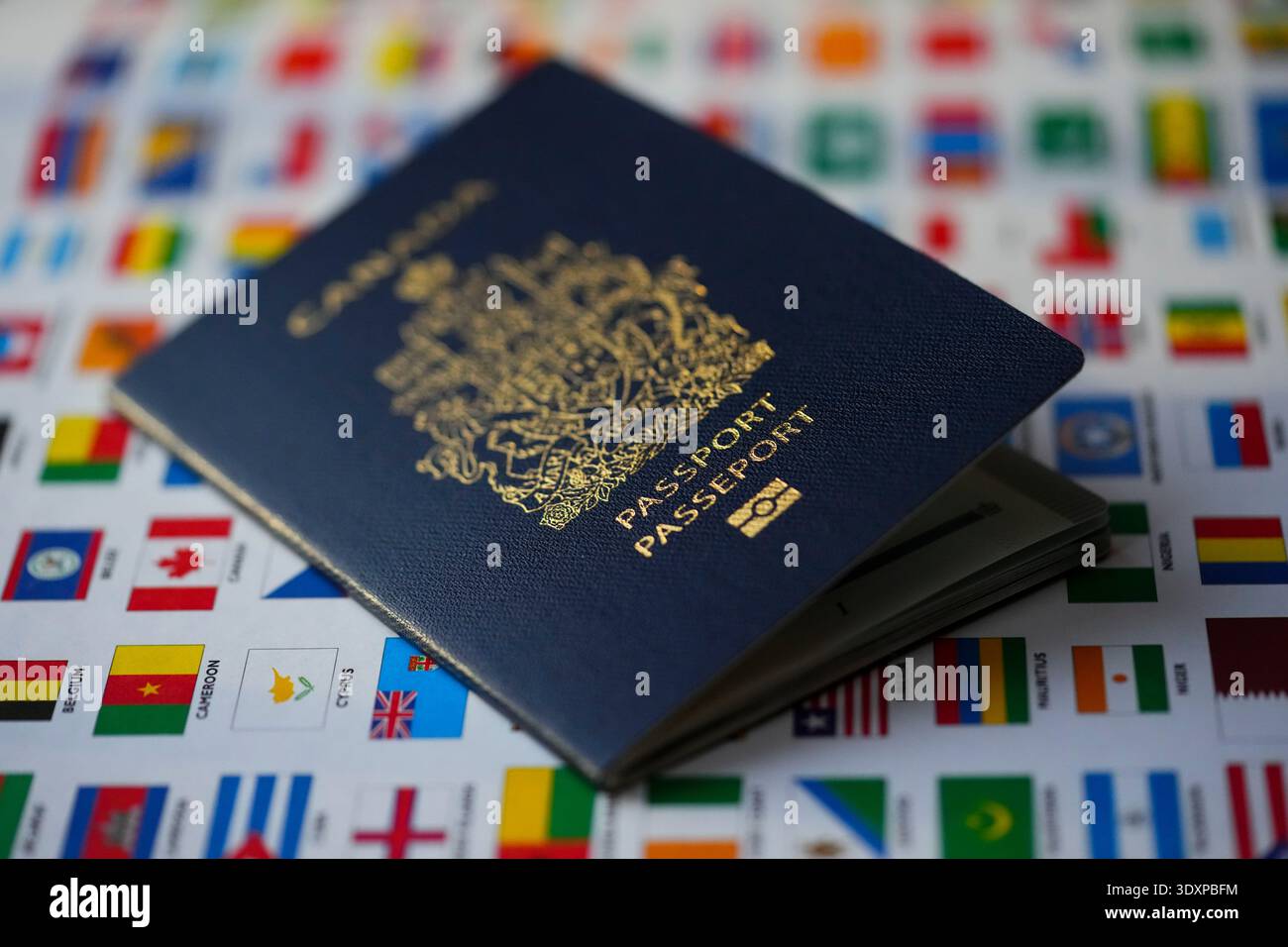 A Canadian passport is pictured in Ottawa on Tuesday, Jan. 17, 2023 ...