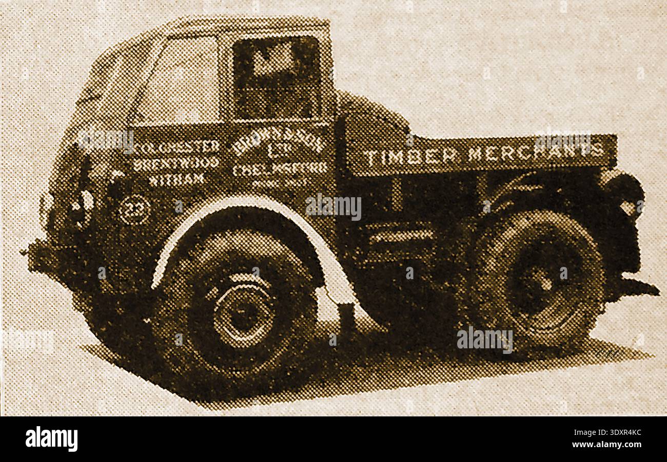 1946- A British Foden timber tractor Stock Photo - Alamy