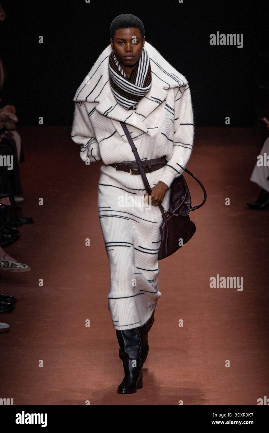 Model Victoria Fawole is seen on the catwalk at the Missoni fashion ...