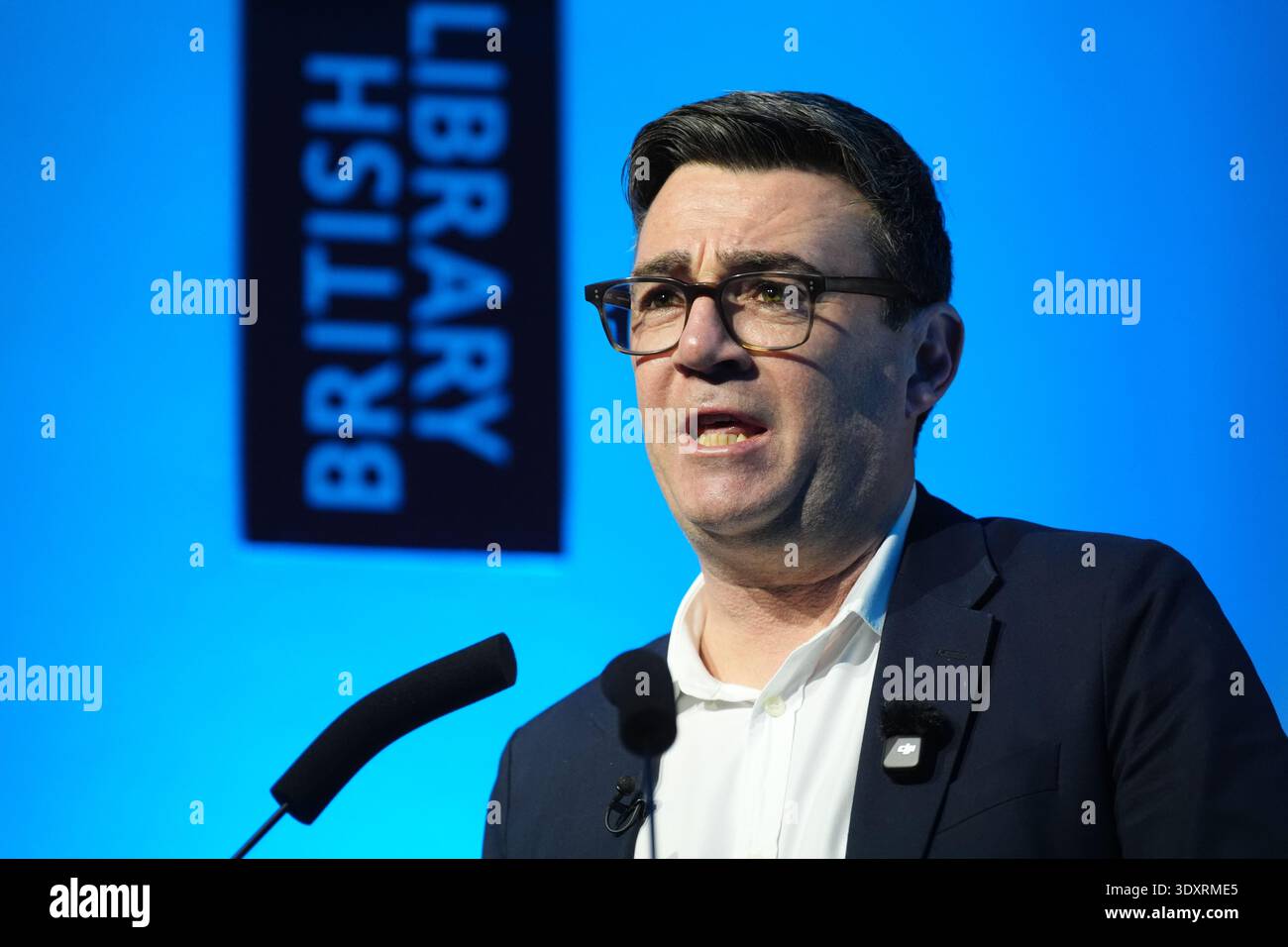 Greater Manchester Mayor Andy Burnham Delivers The Keynote Speech At