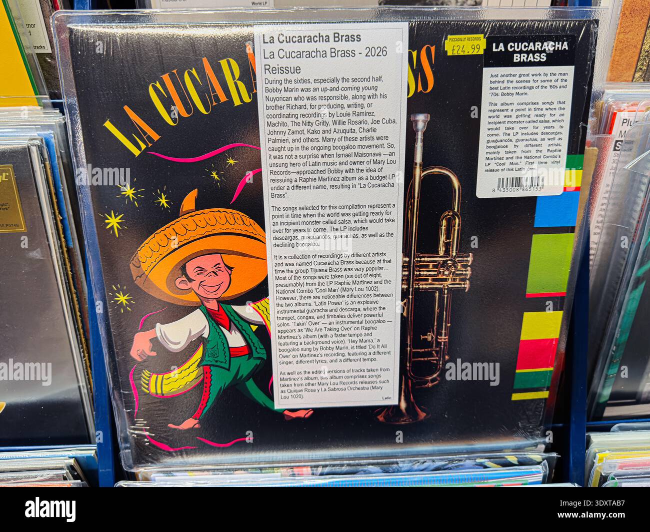 Manchester, UK - February 28, 2026: Colorful La Cucaracha Brass 2026 ...