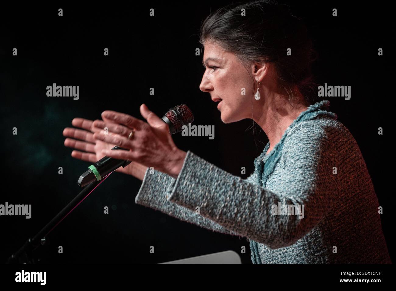 Sahra Wagenknecht in Mainz, founder and former party chairwoman of BSW ...