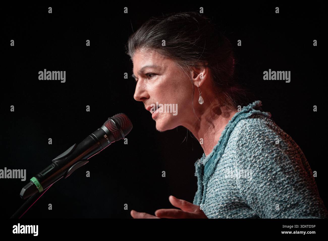 Sahra Wagenknecht in Mainz, founder and former party chairwoman of BSW ...