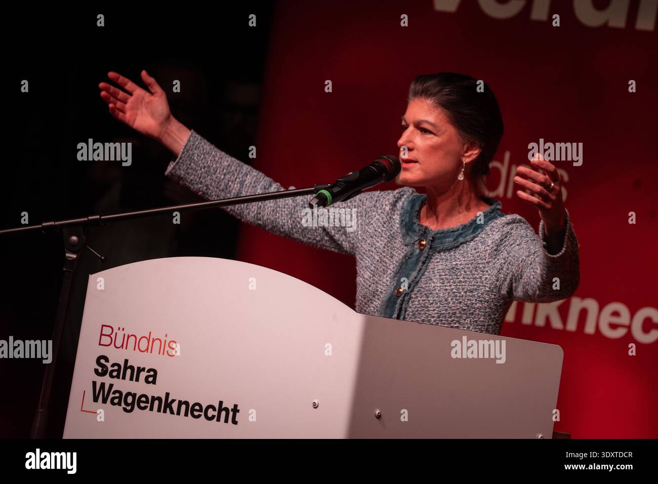 Sahra Wagenknecht in Mainz, founder and former party chairwoman of BSW ...