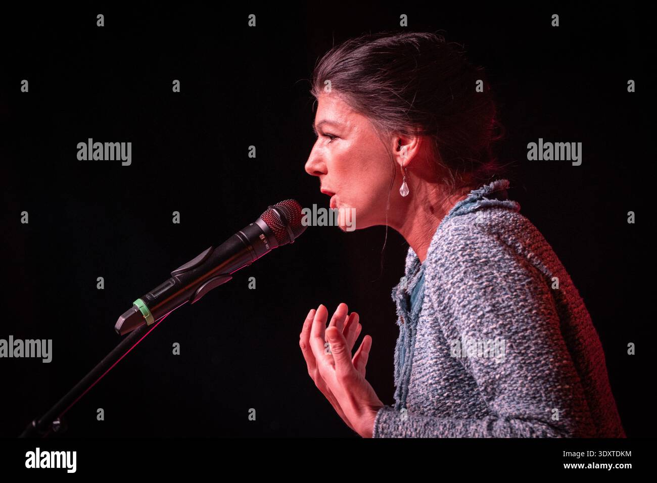 Sahra Wagenknecht in Mainz, founder and former party chairwoman of BSW ...
