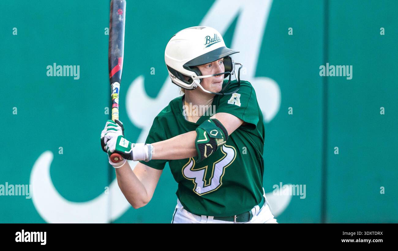 South Florida catcher Kiley Strott (44) during an NCAA softball game on ...