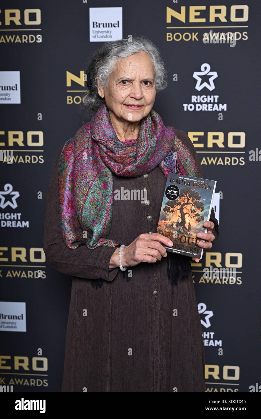 EDITORIAL USE ONLY Category winning author Jamila Gavin attends the ...