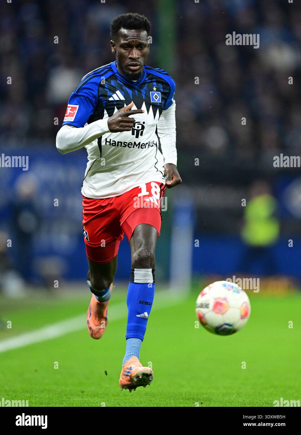 Bakery Jatta (HSV Hamburg) Hamburg, March 4, 2026, Soccer, Bundesliga ...