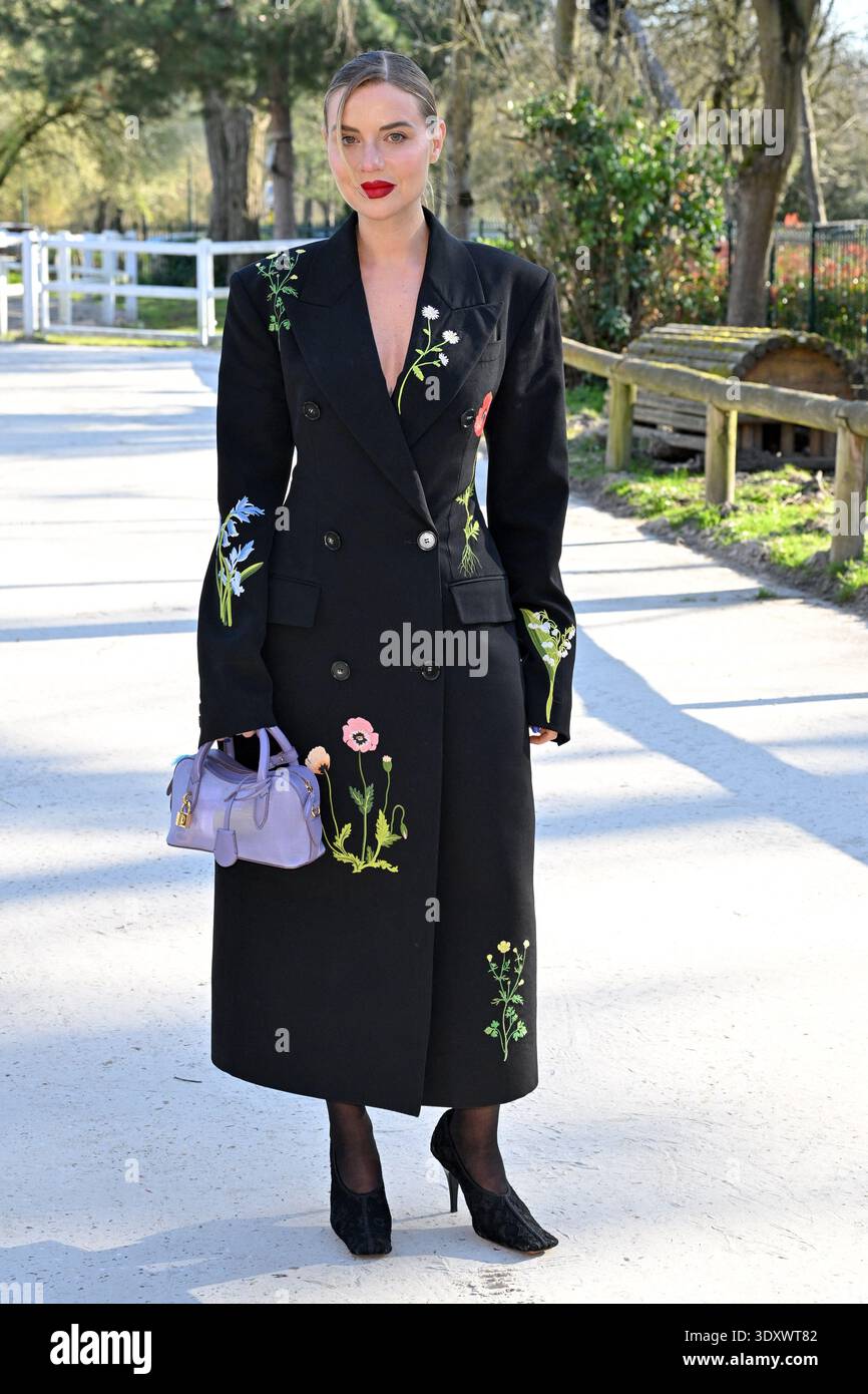 Veronica Ferraro attending a photocall at the Stella McCartney show ...