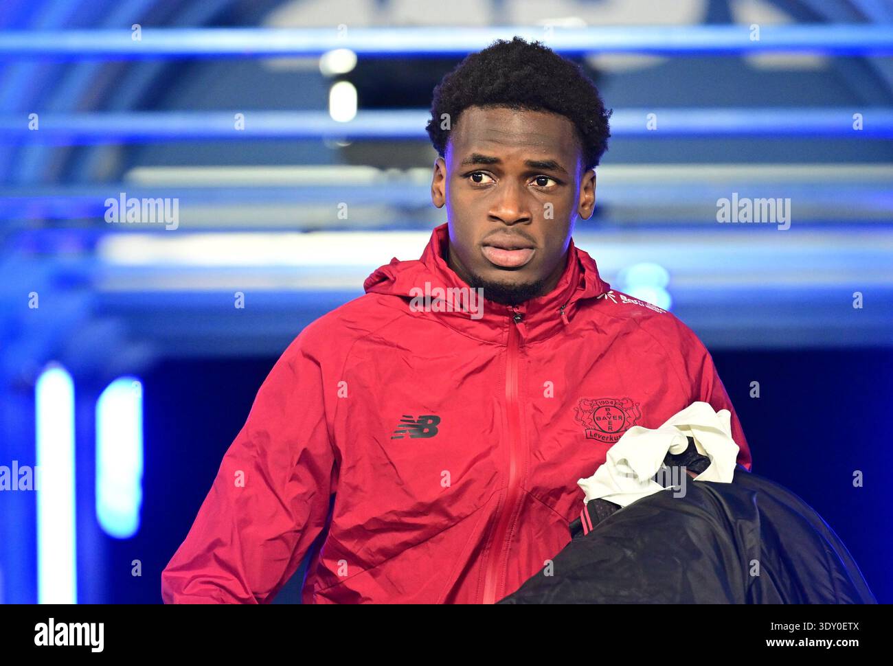 Ernest Poku (Leverkusen) Hamburg, March 4, 2026, Football, Bundesliga ...