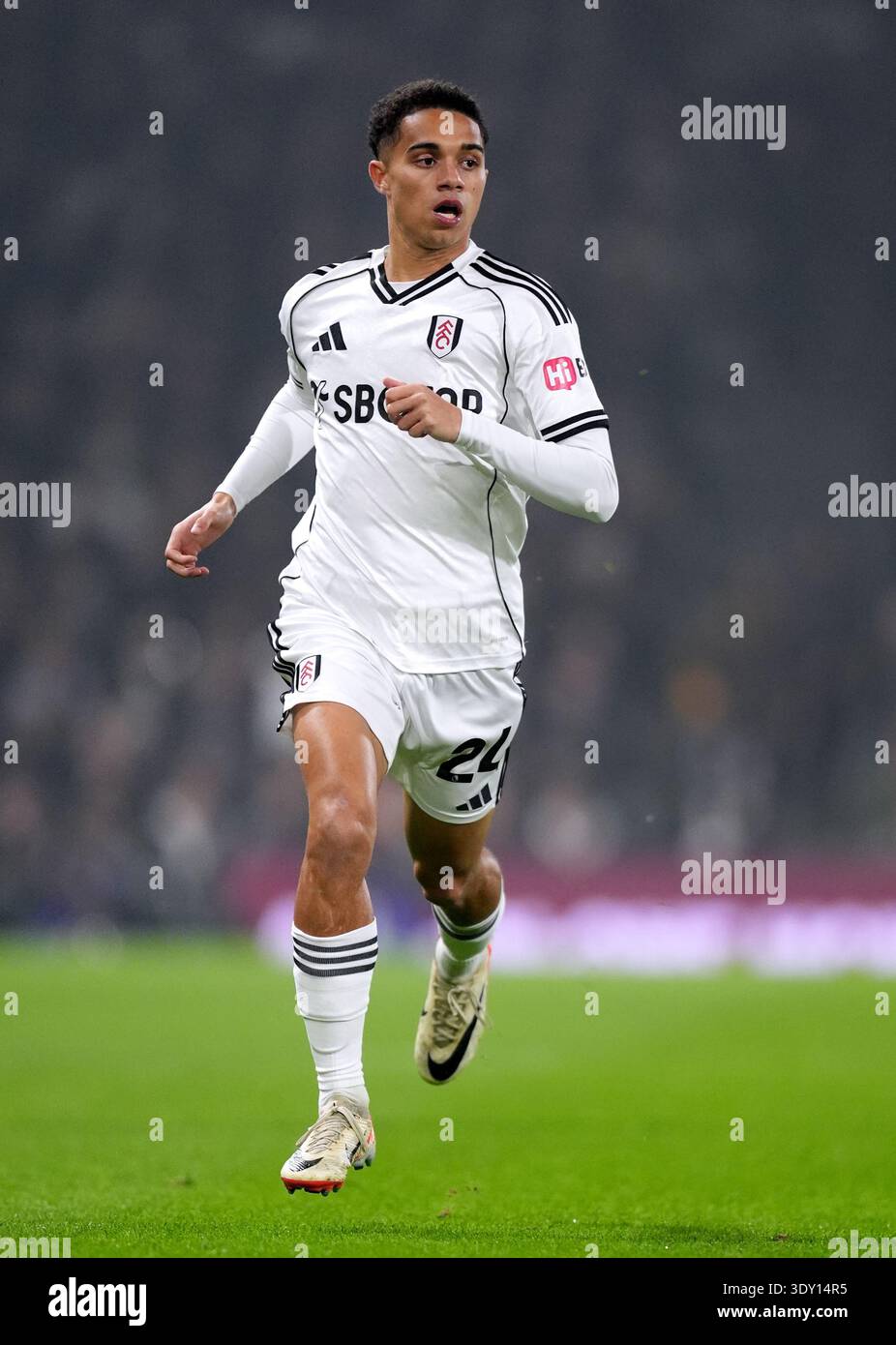 Fulham’s Joshua King during the Premier League match at Craven Cottage ...