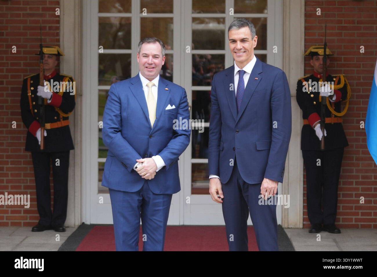 President Pedro Sanchez receives the Grand Duke of Luxembourg at ...