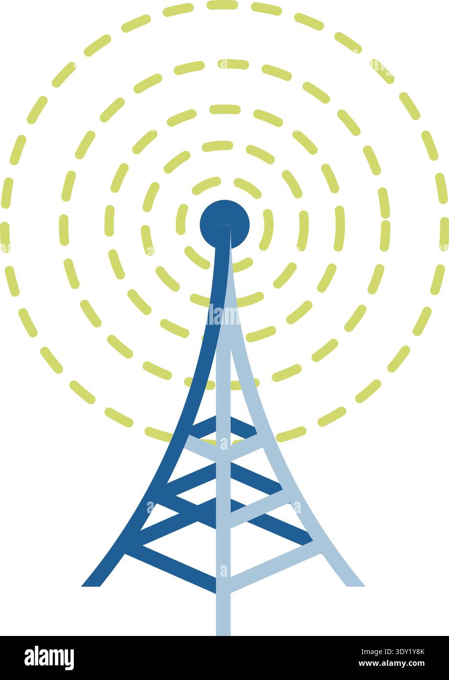 Communication antenna on top Stock Vector Images - Alamy