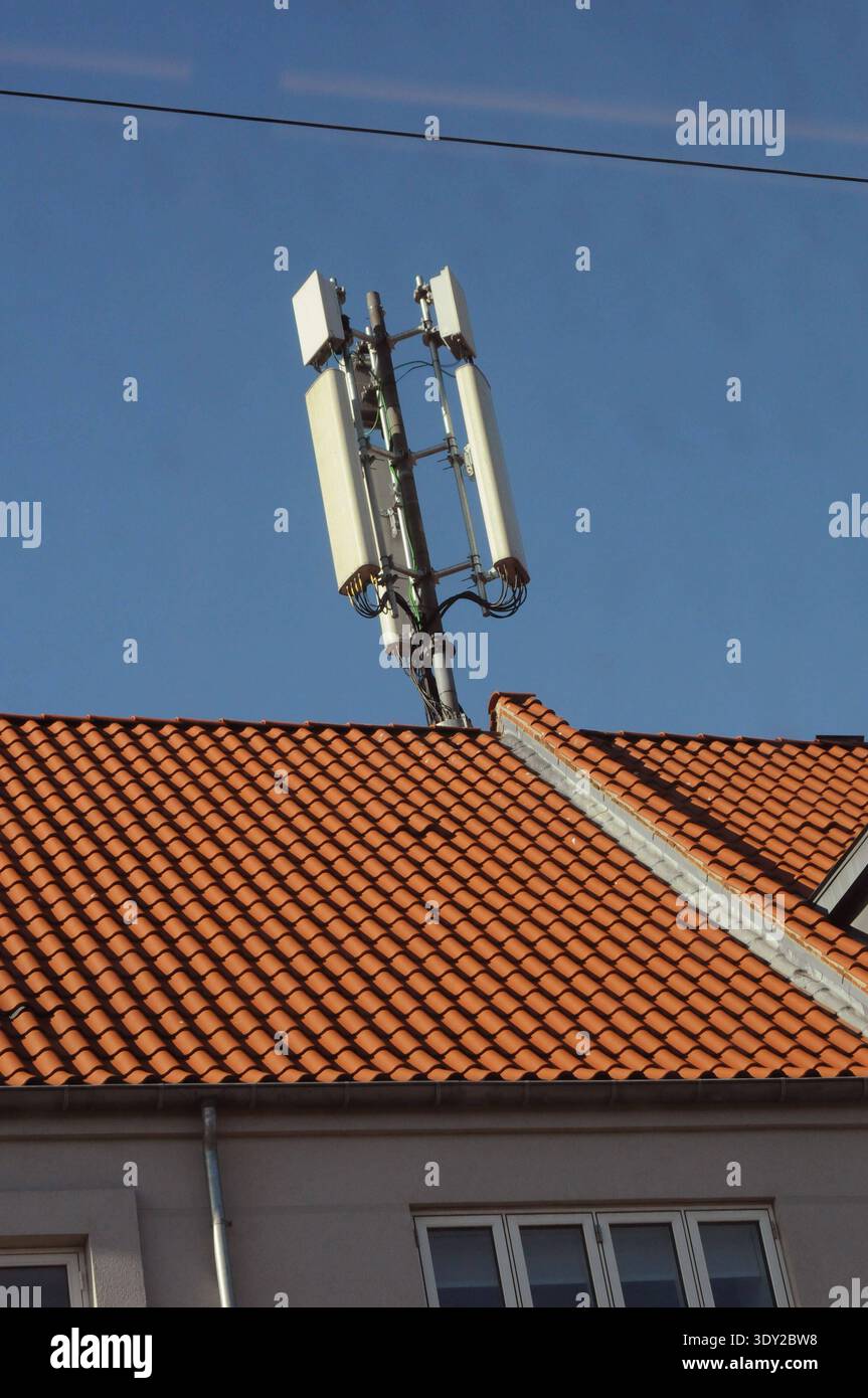 Copenhagen/Denmark /05 MARCH 2026 /warning siren on roof on building in ...