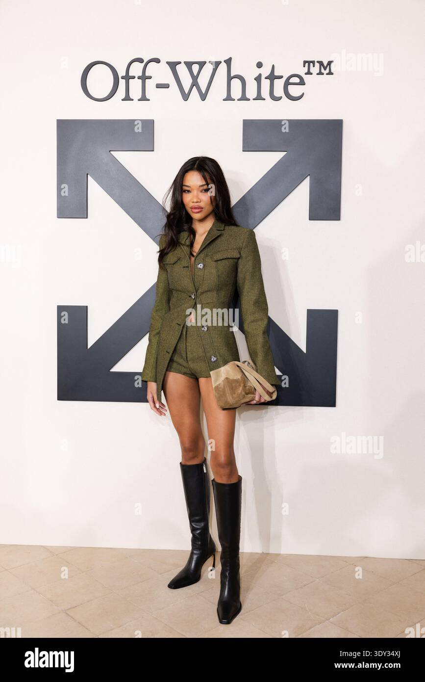Ming Lee Simons attends the Off-White Womenswear Fall/Winter 2026-2027 ...
