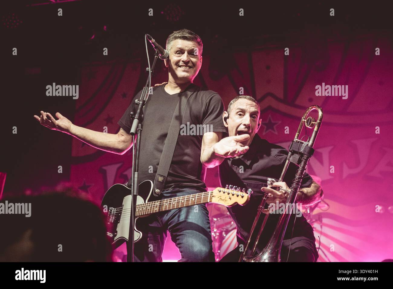 Manchester, UK, 5th Mar 2026: Less Than Jake on stage during their live ...