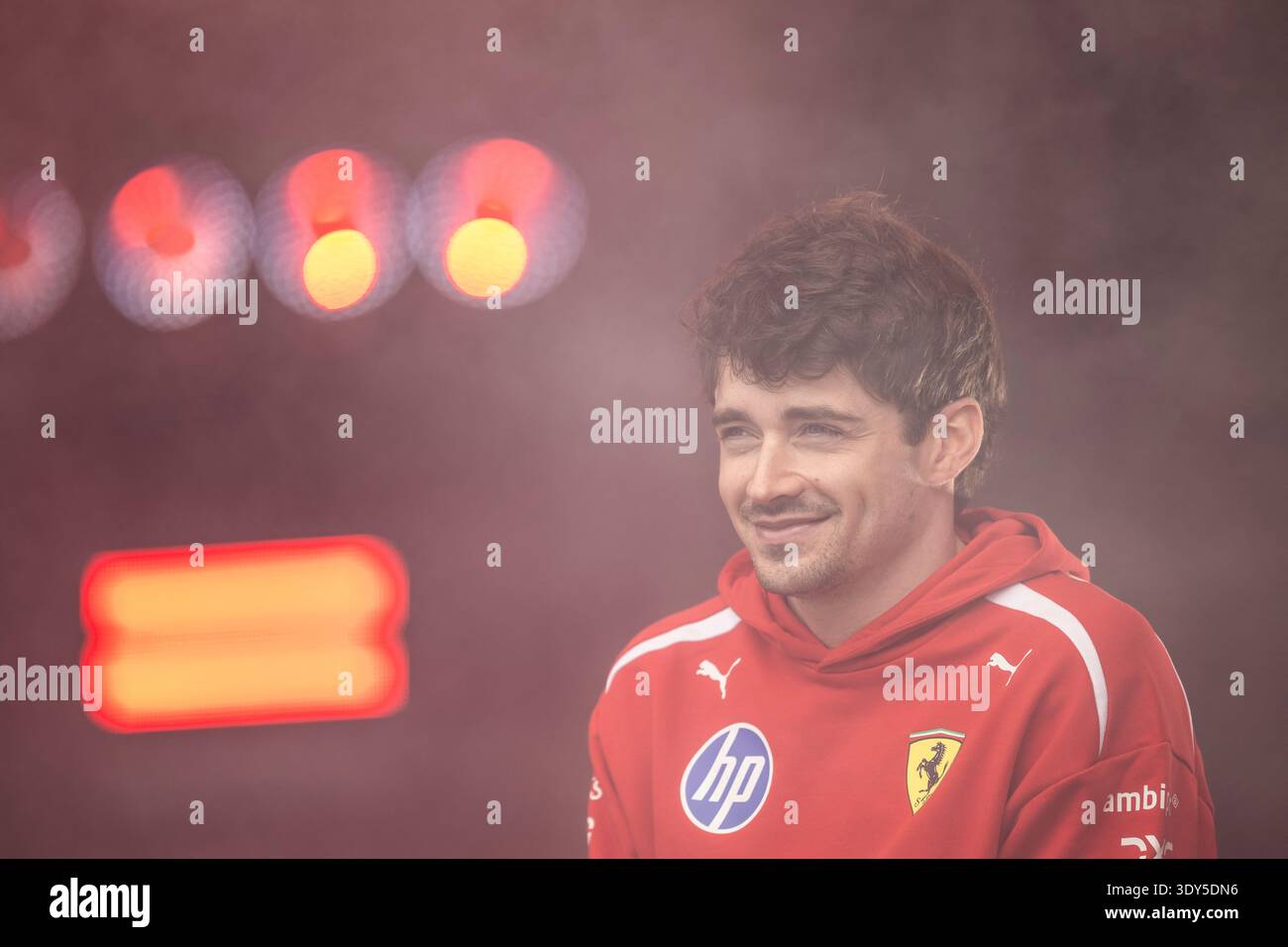 Melbourne, Australia. 06th Mar, 2026. Ferrari Charles Leclerc before ...