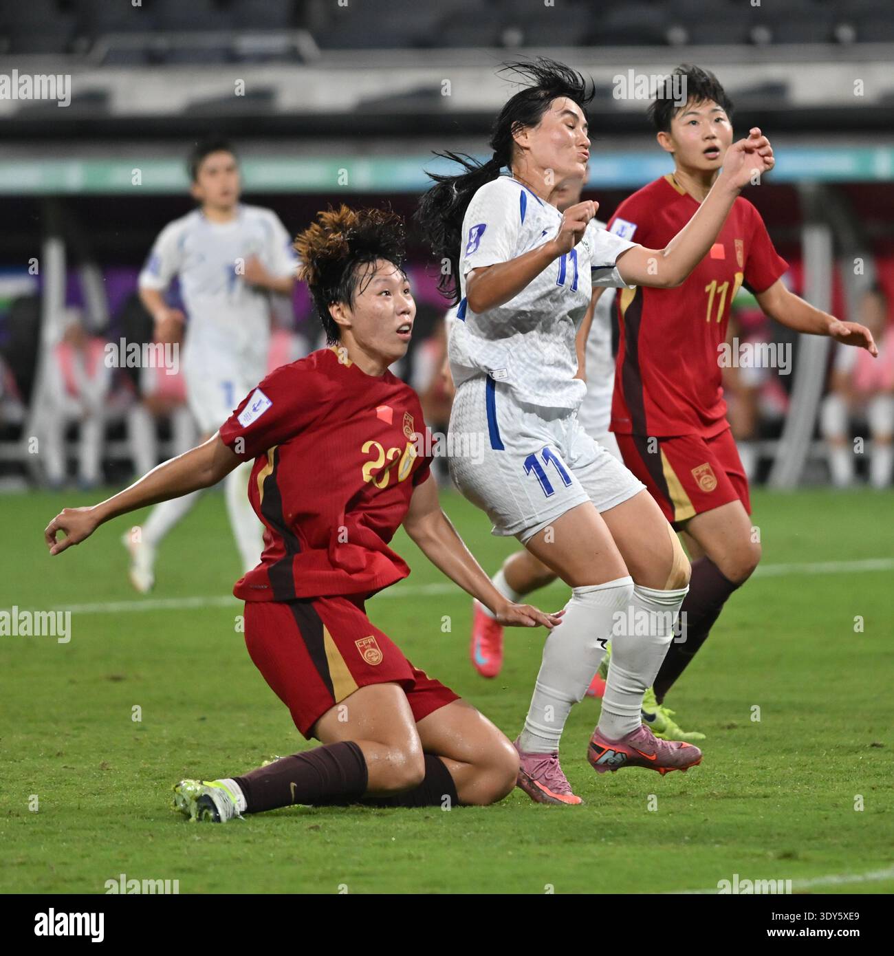 Sydney, Australia. 5 March 2026, China's striker Shao during the Women ...