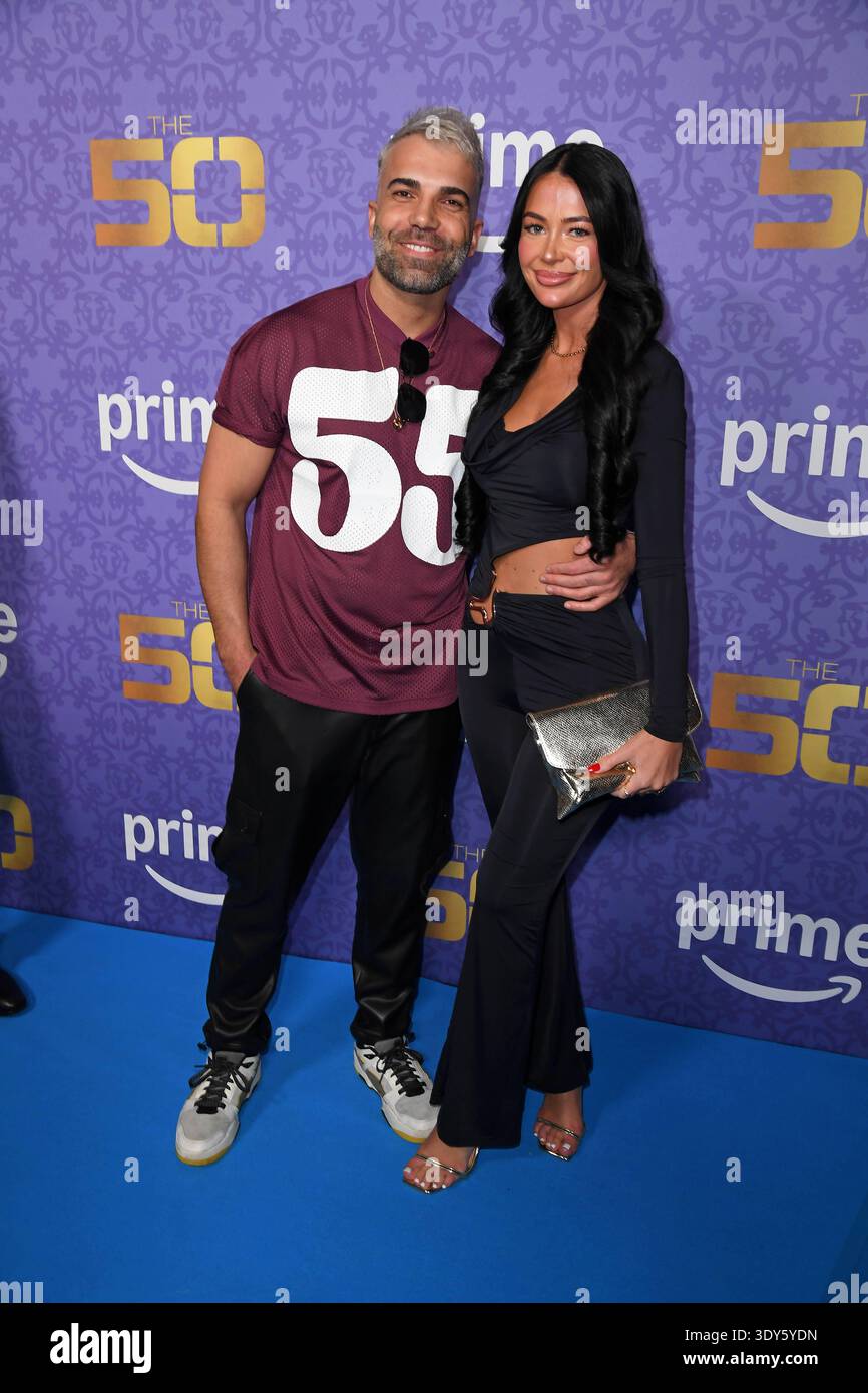 Rafi Rachek, Vanessa Brahimi bei der Premiere von THE 50 - Staffel 3 ...
