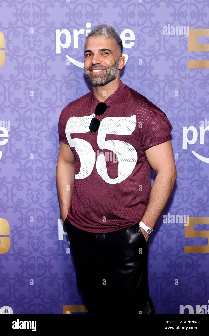 Influencer Rafi Rachek at the premiere of the 3rd season of the Amazon ...