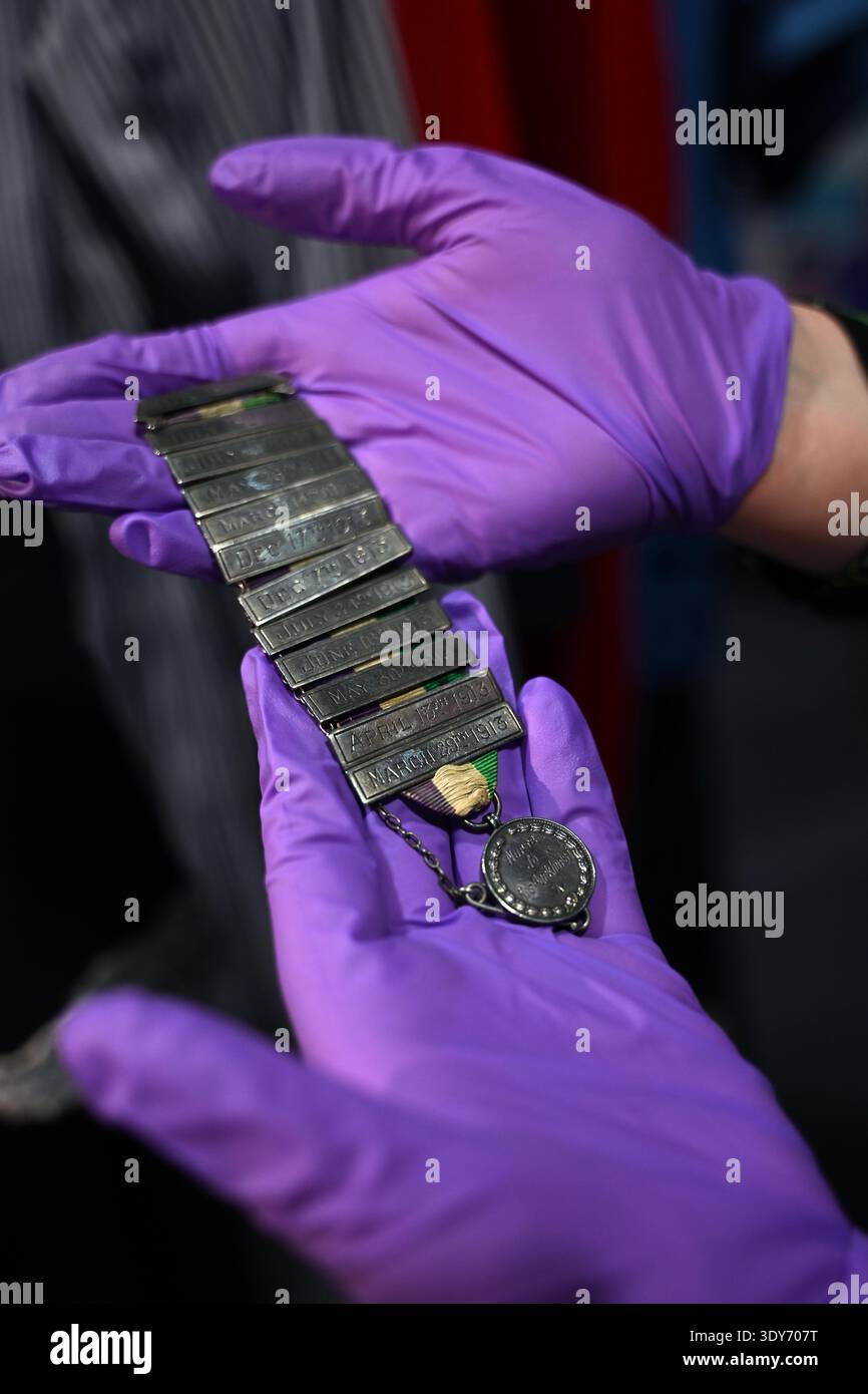 Long - Lost medal of the suffragettes chief nurse on public display for ...
