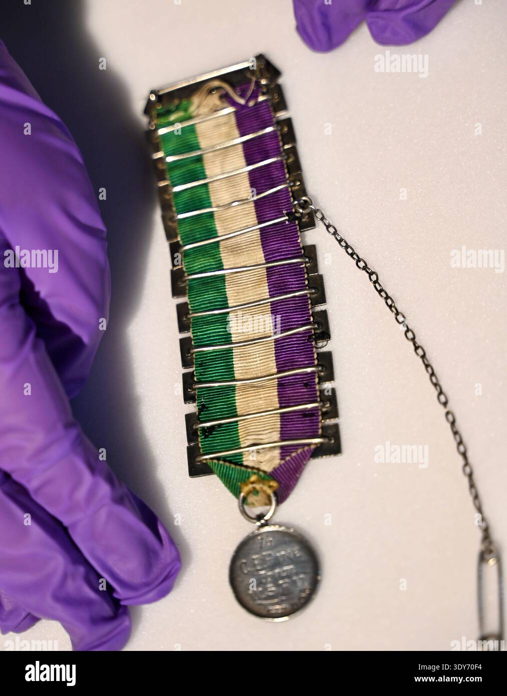 Long - Lost medal of the suffragettes chief nurse on public display for ...