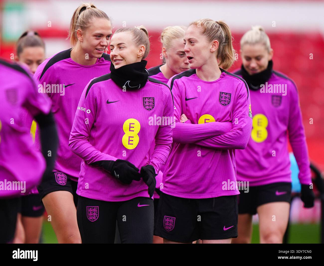 England's Chloe Kelly during a training session at the City Ground ...