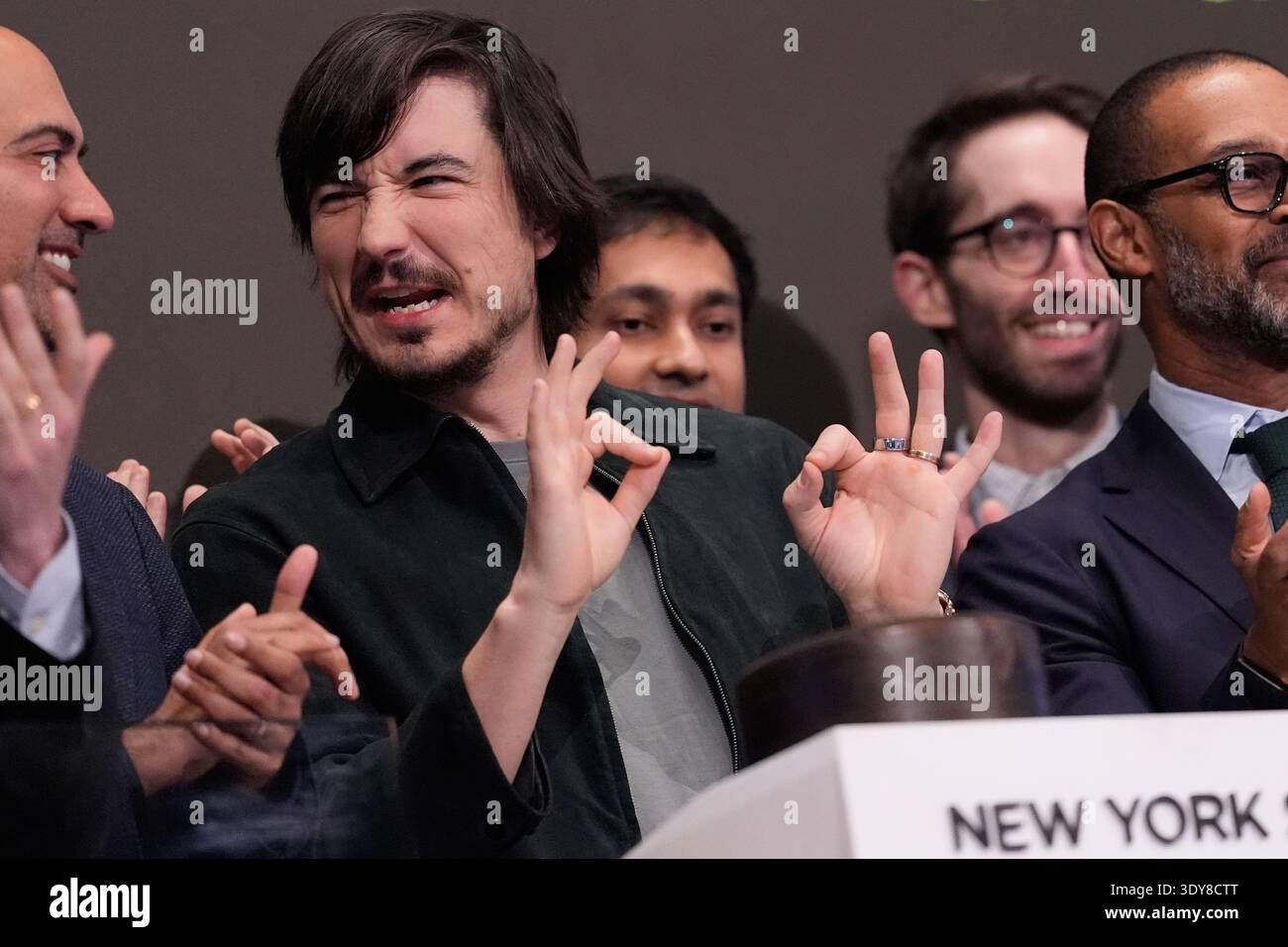 Robinhood CEO Vlad Tenev rings the opening bell at the New York Stock ...