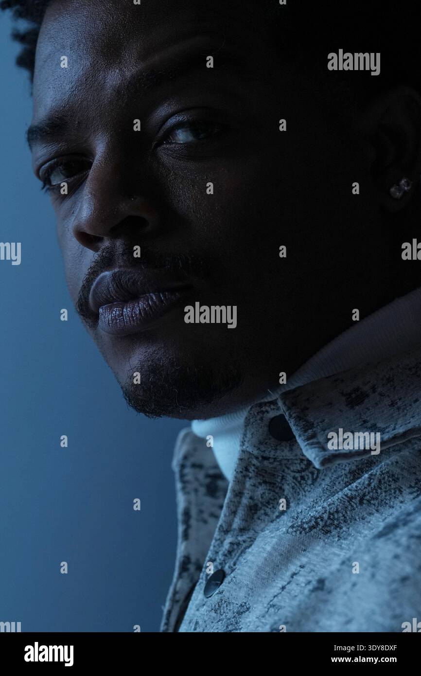Stephan James poses for a portrait as he promotes the Netflix movie ...