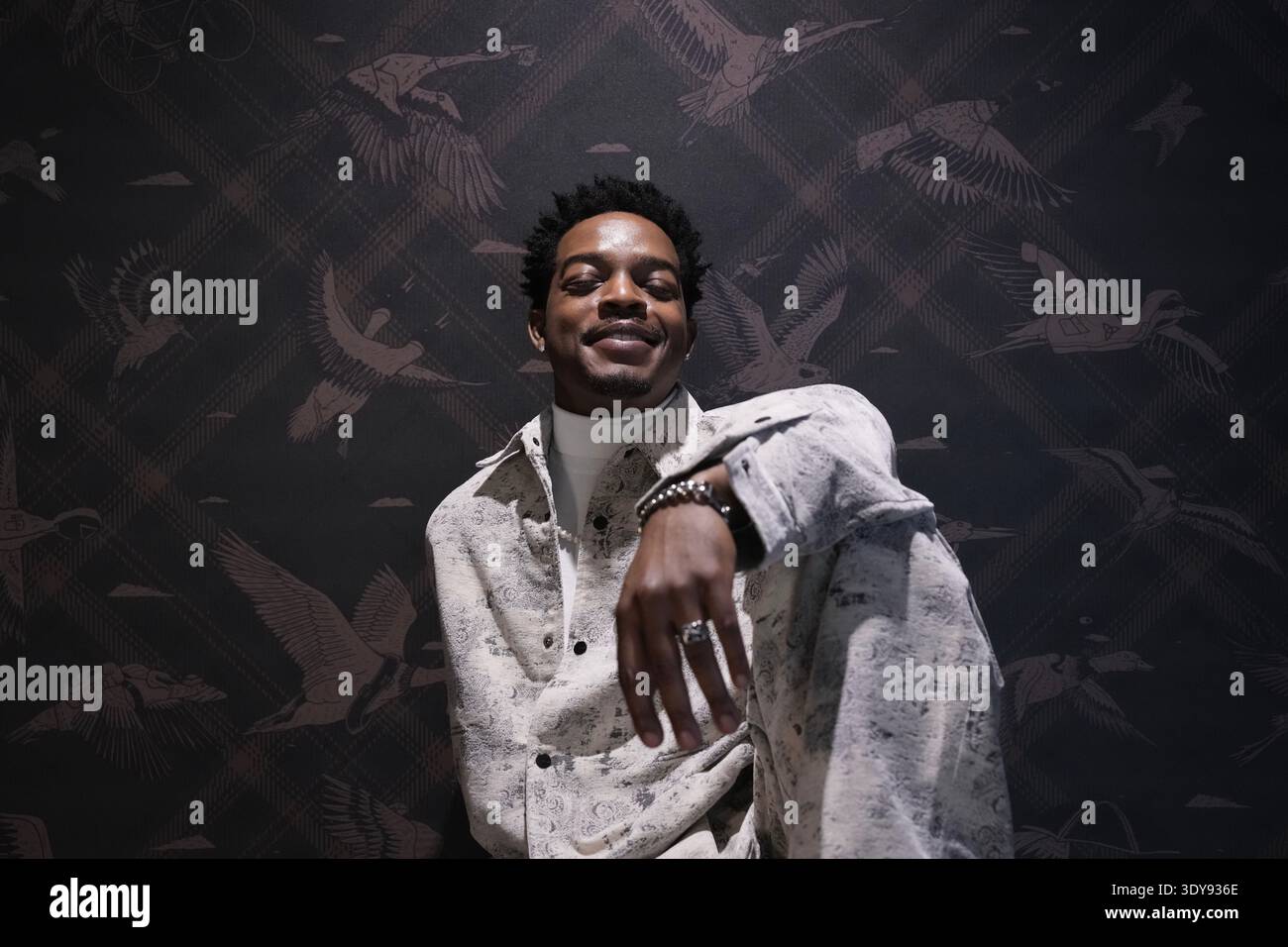 Stephan James poses for a portrait as he promotes the Netflix movie ...