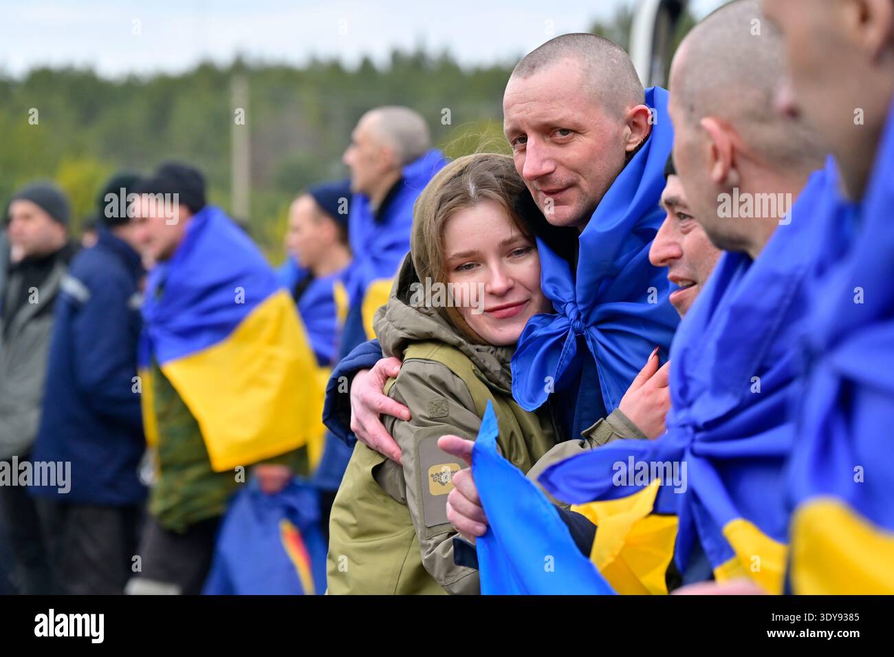 Unspecified, Ukraine - 6th March, 2026: People repatriated during a ...
