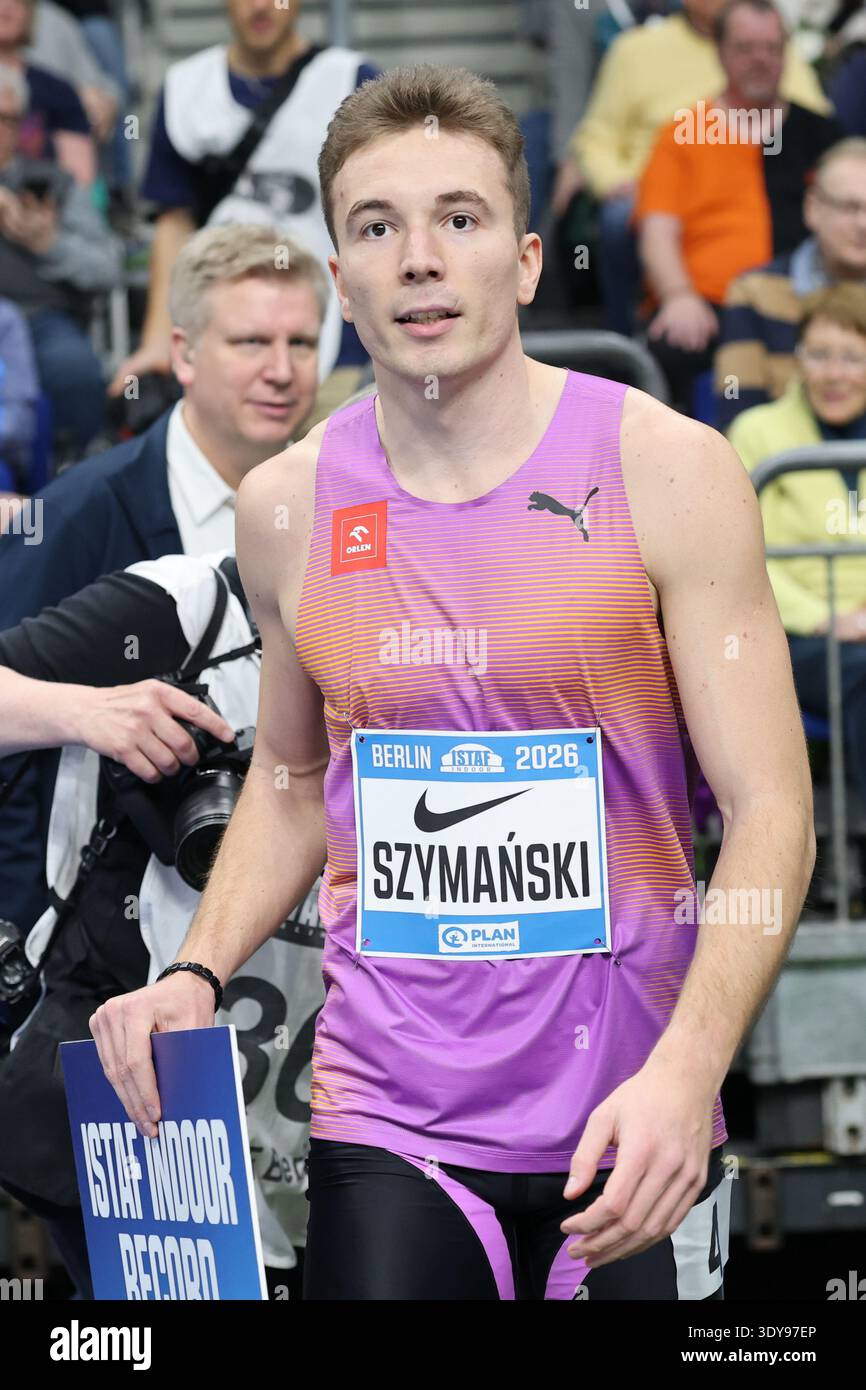 BERLIN, GERMANY - MARCH 6: Jakub SZYMAŃSKI (POL), 60m Hurdles Men ...