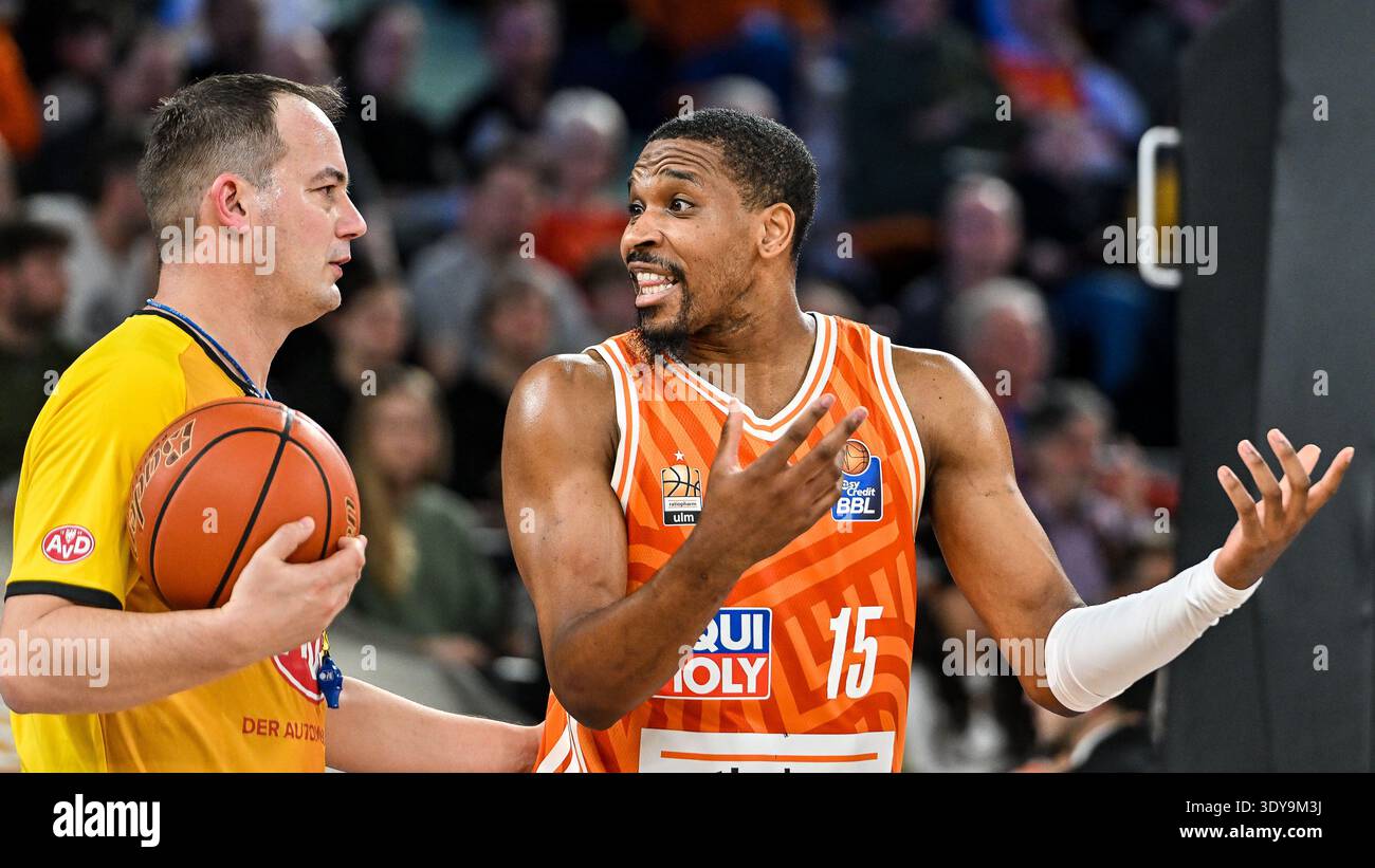 06.03.2026, ratiopharm arena, Neu-Ulm, GER, BBL, ratiopharm Ulm vs MHP ...