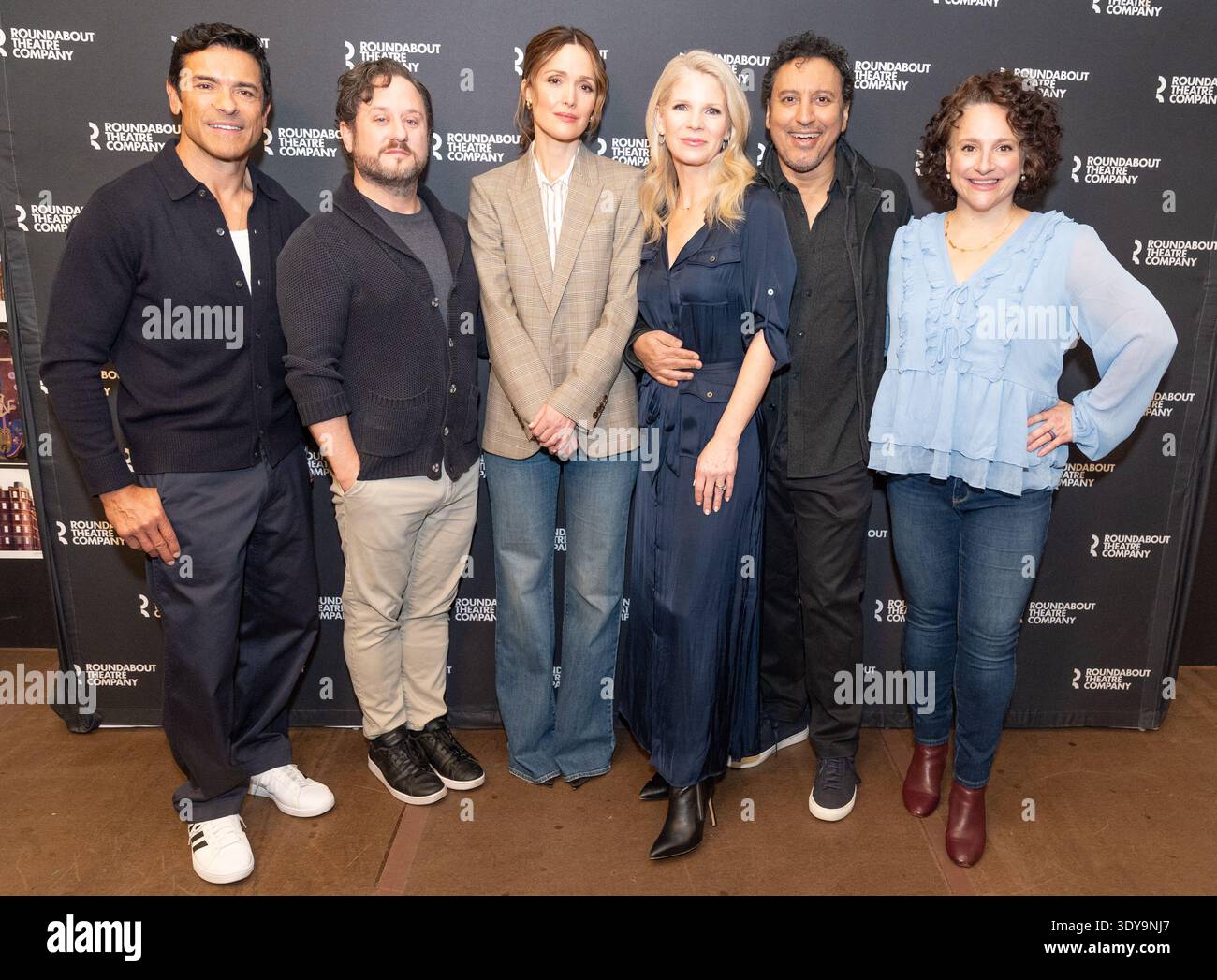 Mark Consuelos, Christopher Fitzgerald, Rose Byrne, Kelli O'Hara, Aasif ...