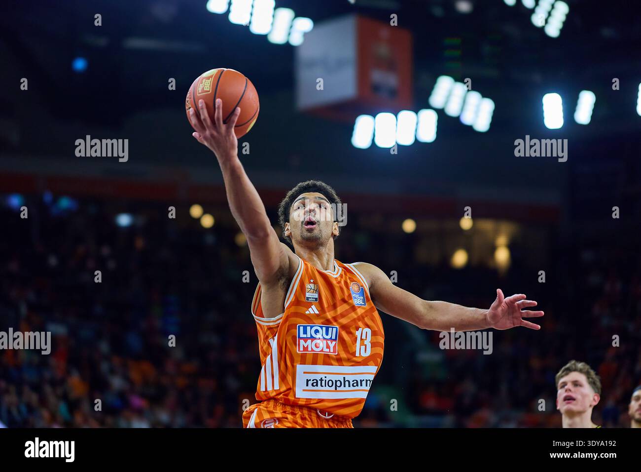 Korbleger Mark Smith (ratiopharm ulm, #13) GER, ratiopharm ulm vs. MHP ...