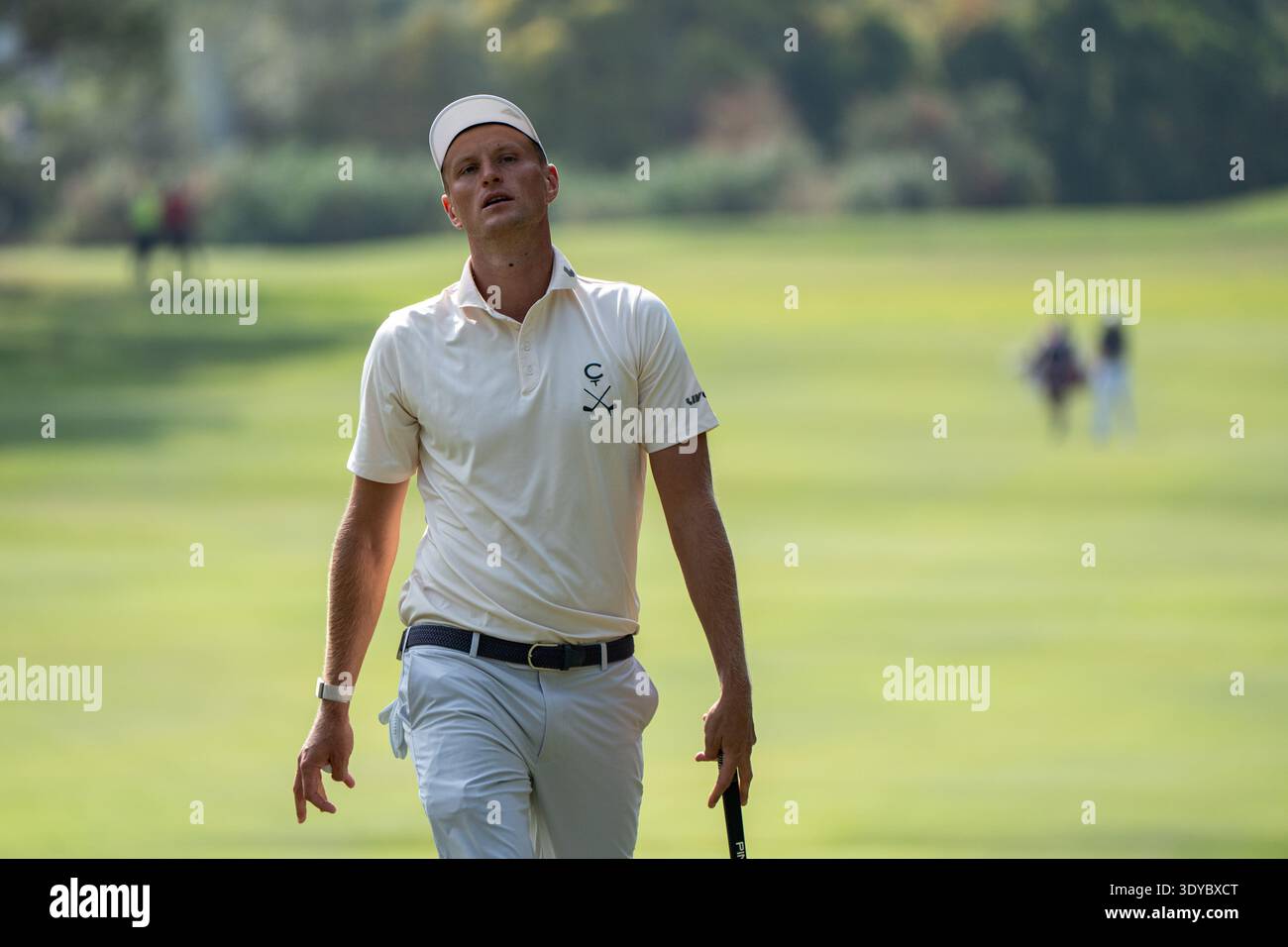 Polish professional golfer, Adrian Meronk during a game in Fanling Golf ...